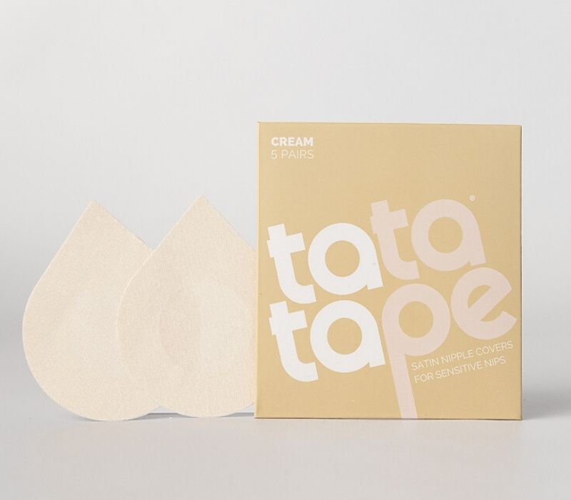 Tata Tape - Satin Nipple Covers - Cream